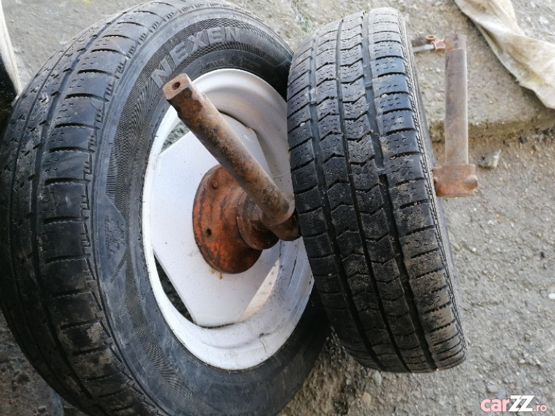 Roți R16 cu butuci pentru remorcă sau plug, 100 eur - CarZZ.ro